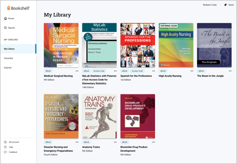 VitalSource Bookshelf Library for Digital Material – TextbookX