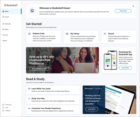 VitalSource Bookshelf Library for Digital Material – TextbookX